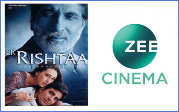 Zee Cinema to air Amitabh Bachchan and Akshay Kumar starrer Ek Rishtaa ...