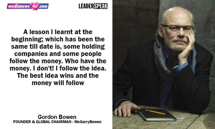 Leaderspeak with Gordon Bowen, Global Chairman - McGarryBowen