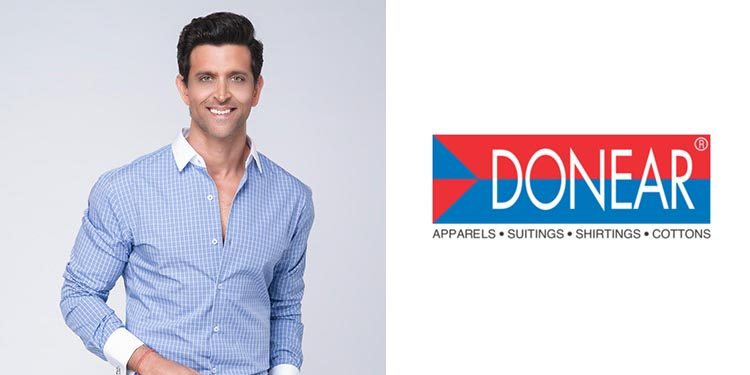 DONEAR Industries roped in Bollywood Actor Hrithik Roshan as their ...