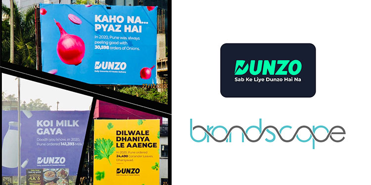 Dunzo in association with Brandscope launches outdoor campaign in Pune