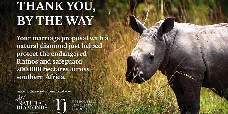 Natural Diamond Council announces 'Thank you, by the way' campaign