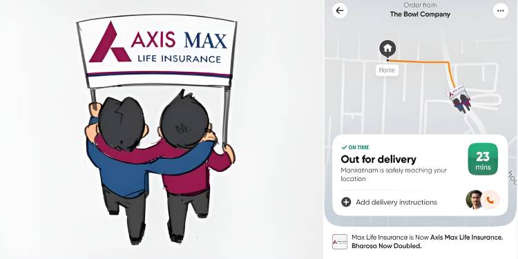 Axis Max Life Insurance reveals new brand identity through print campaign and Swiggy collaboration