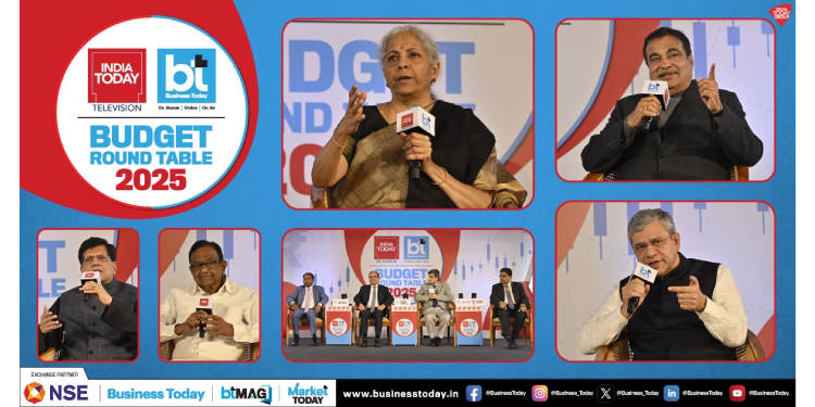 India Today – Business Today Budget Round Table 2025: Nirmala ...