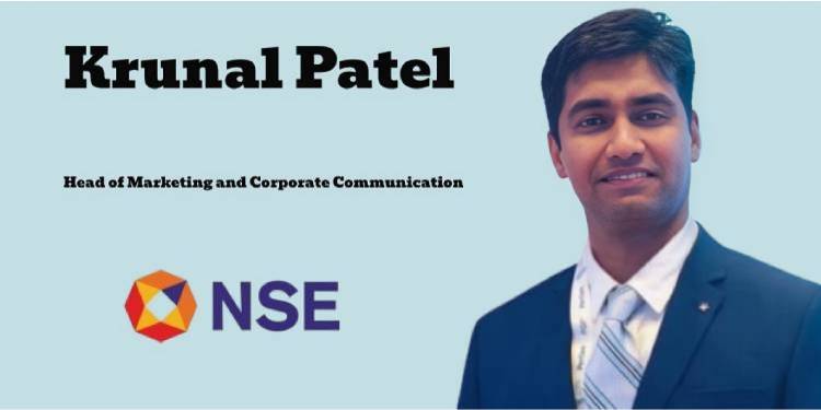 Krunal Patel Joins NSE India as Head of Marketing and Corporate Communication